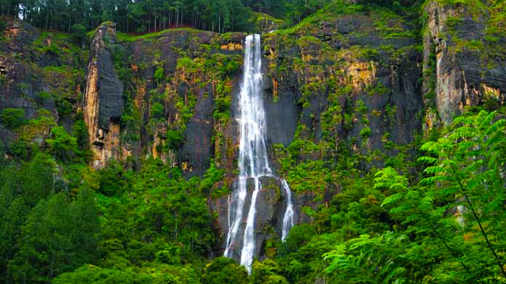 1. Bambarakanda Falls: