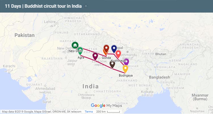 Buddhist Circuit Tour in India | Buddhist Places Tour Package
