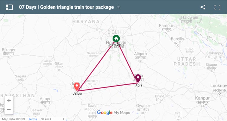 Golden Triangle Train Tour Package - Train Tour For Delhi, Agra, Jaipur ...