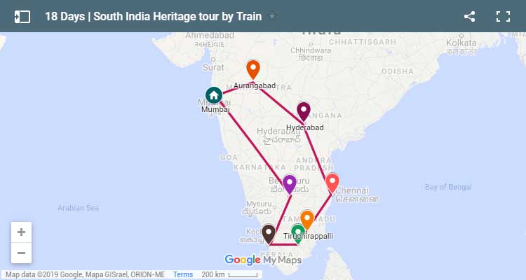 South India Heritage Tour by Train, South India Heritage Tour - India-tours